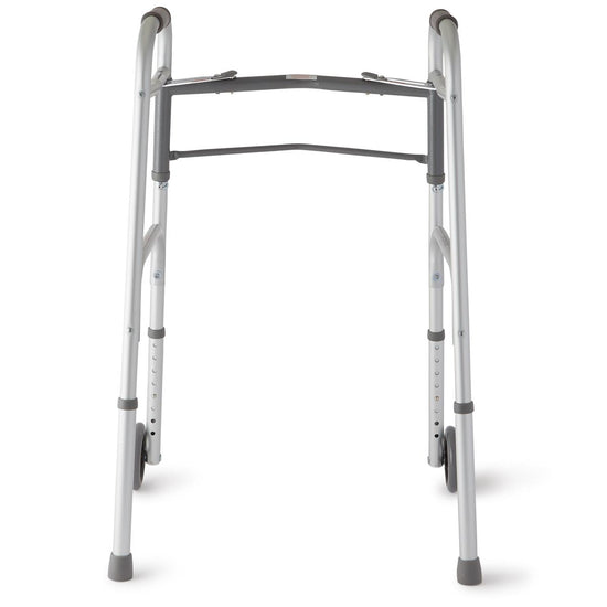 Guardian® Two-Button Folding Walker with 5" Wheels